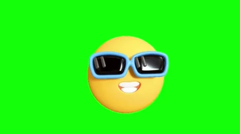 face emoticon animation on green screen | Stock Video | Pond5