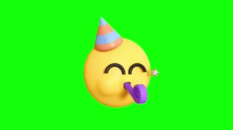 face emoticon animation on green screen | Stock Video | Pond5