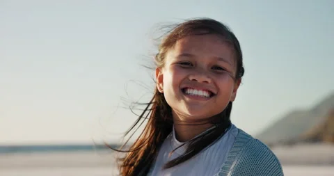 Girl Wind Face Stock Footage ~ Royalty Free Stock Videos | Pond5