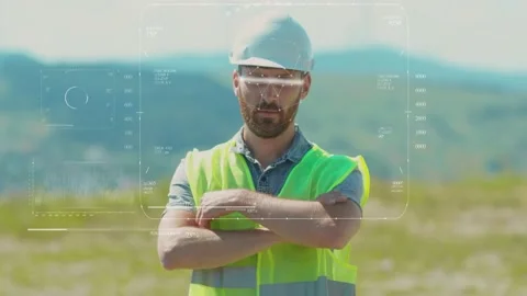 Face young man stand Animation 3d recogn... | Stock Video | Pond5