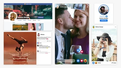 Facebook Animated Posts ~ After Effects Template #161071302