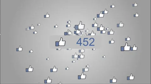 Facebook Like Count Stock Video Footage | Royalty Free Facebook Like ...