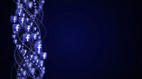 FACEBOOK Logo Animation, Rendering, Back... | Stock Video | Pond5