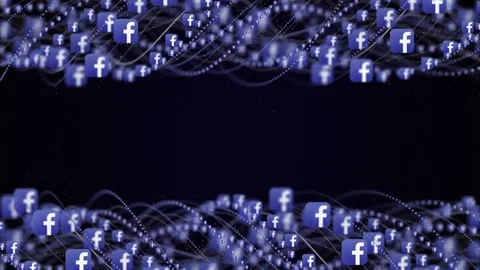 FACEBOOK Logo Animation, Rendering, Back... | Stock Video | Pond5