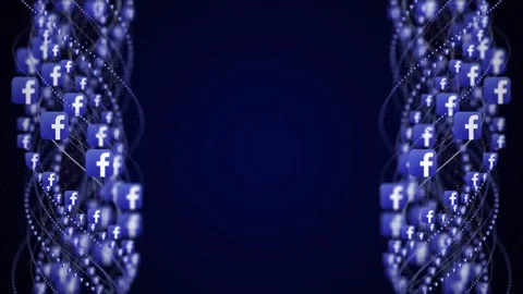 FACEBOOK Logo Animation, Rendering, Back... | Stock Video | Pond5