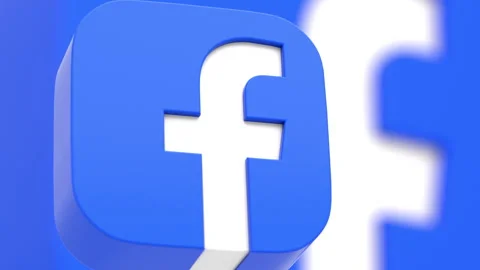 Facebook Logo Background Loop | Stock Video | Pond5