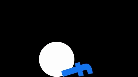 The Facebook logo is falling apart. Alph... | Stock Video | Pond5