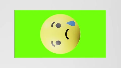 Facebook sad emoji reaction button with ... | Stock Video | Pond5