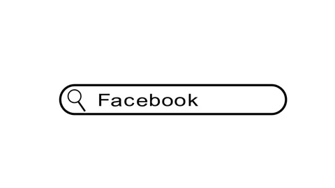 facebook typed on the google search bar ... | Stock Video | Pond5