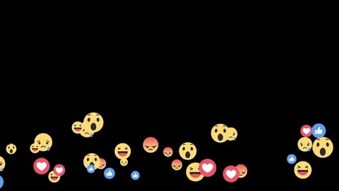 Facebook Video Live Reactions Alpha Chan... | Stock Video | Pond5