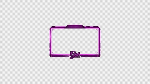 facecam animation stream overlay design.... | Stock Video | Pond5