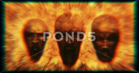 Faces of Emotions Horror: Graphic #142348917