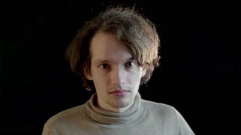 Facial expressions of a young man | Stock Video | Pond5