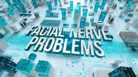 Facial Nerve Problems with medical digit... | Stock Video | Pond5