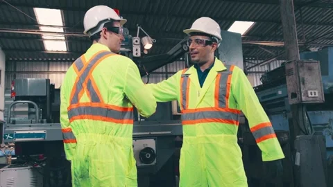 Factory Handshake Stock Video Footage | Royalty Free Factory Handshake ...