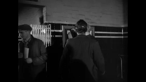 Factory workers walking in locker room a... | Stock Video | Pond5