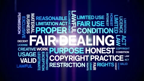 Fair Dealing animated word cloud,animati... | Stock Video | Pond5