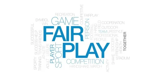 Fair play animated word cloud, text desi... | Stock Video | Pond5