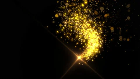 fairy glitters magical particles star li... | Stock Video | Pond5