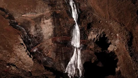 Fairy waterfall in the wild forest Beaut... | Stock Video | Pond5