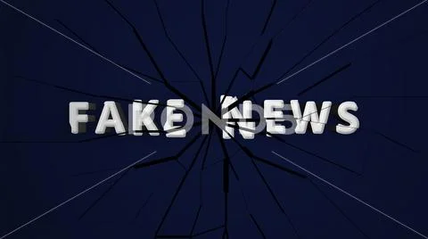 Photograph: Fake news animated script that breaks, animation #114174487