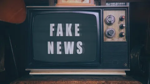 Fake News Television Vintage Style Zoom ... | Stock Video | Pond5