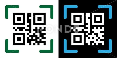 Fake QR code scan me vector illustration. Illustration #280149932