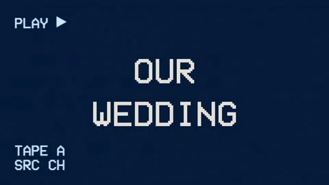 A fake vintage VHS screen capture, with ... | Stock Video | Pond5