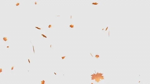 Falling Autumn Leaves seamless loop Anim... | Stock Video | Pond5