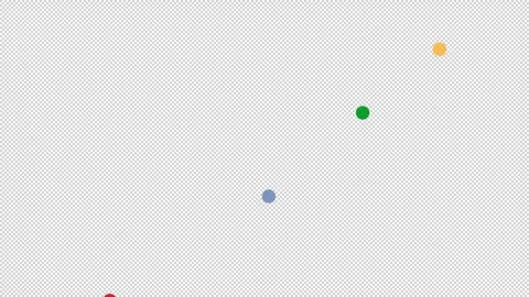 Falling balls. Animation of the screensa... | Stock Video | Pond5