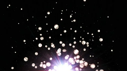 Falling BASEBALL BALL, Animation, with A... | Stock Video | Pond5