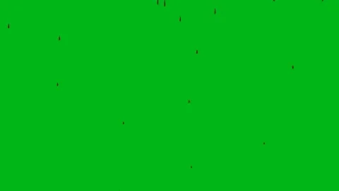 Falling blood drops green screen motion ... | Stock Video | Pond5