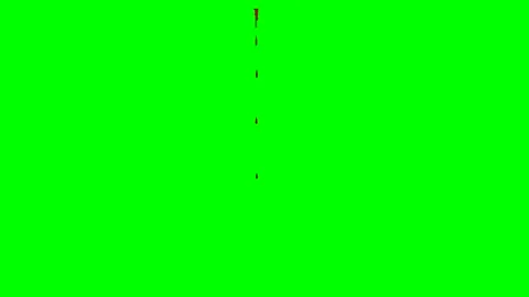 Falling blood drops green screen motion ... | Stock Video | Pond5
