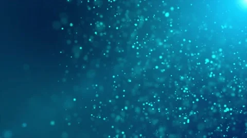 Falling Blue Particles Animation. Glowin... | Stock Video | Pond5