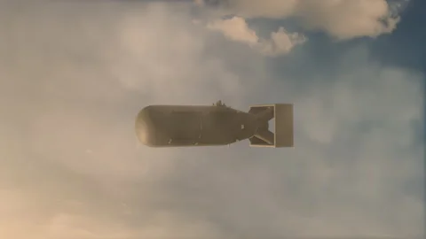 Bomb Falling Stock Footage ~ Royalty Free Stock Videos | Pond5
