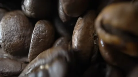 Falling, Bouncing and Colliding Coffee B... | Stock Video | Pond5