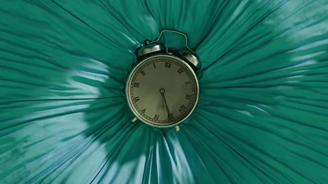 Falling clock in 3D abstract animation g... | Stock Video | Pond5