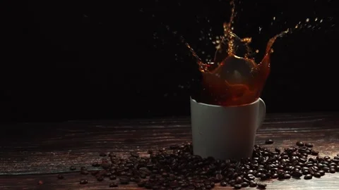 Coffee Bean Drop Stock Videos – Royalty-Free HD & 4K Videos | Pond5