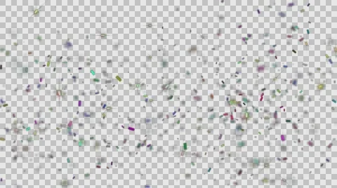 Falling colorful realistic confetti with... | Stock Video | Pond5