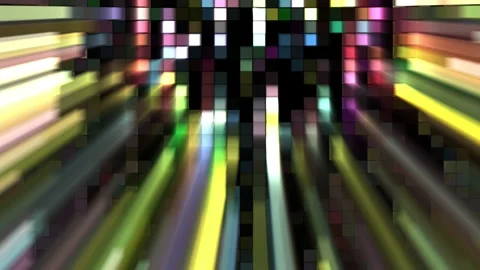 Falling colorful squares . 3d animation ... | Stock Video | Pond5