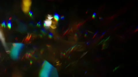 Falling Confetti With Lens Flare Effect | Stock Video | Pond5