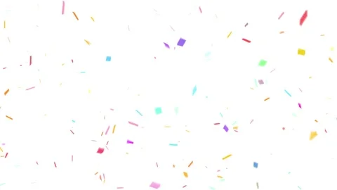 Falling Confetti. Loop Animation with Al... | Stock Video | Pond5