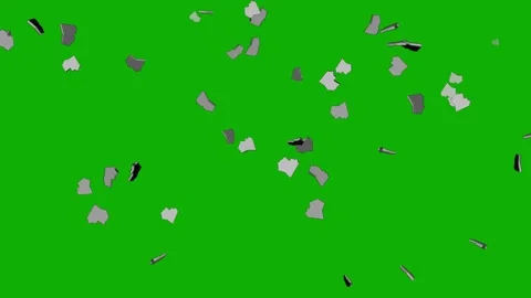 Falling debris particles green screen mo... | Stock Video | Pond5