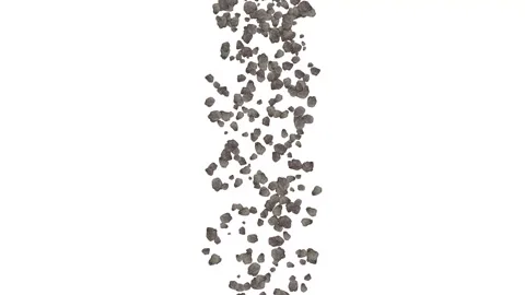 Falling debris particles motion graphics... | Stock Video | Pond5