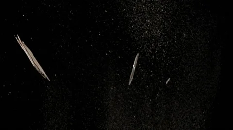 Falling Debris Stock Footage ~ Royalty Free Stock Videos | Pond5