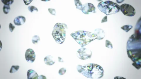 Falling Diamonds Background Loop | Stock Video | Pond5