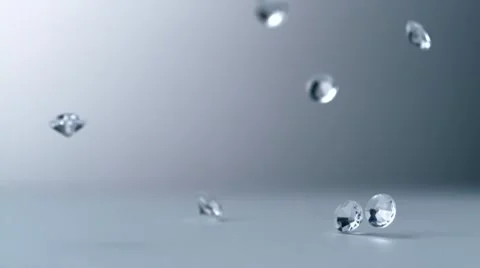 Falling Diamonds Stock Footage ~ Royalty Free Stock Videos | Pond5