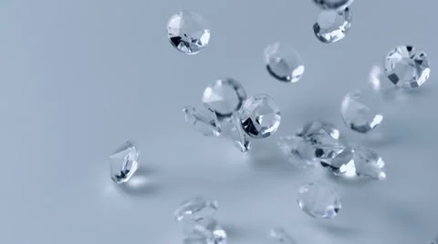 Falling Diamonds Stock Footage ~ Royalty Free Stock Videos | Pond5