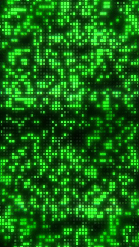 Falling Digital Green Matrix Pattern Cod... | Stock Video | Pond5