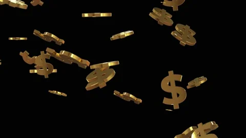 Falling Dollar Signs Stock Video Footage | Royalty Free Falling Dollar ...